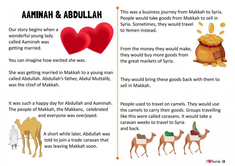 The Life of Prophet Muhammad pbuh - I love seerah - Book 1 (A4)